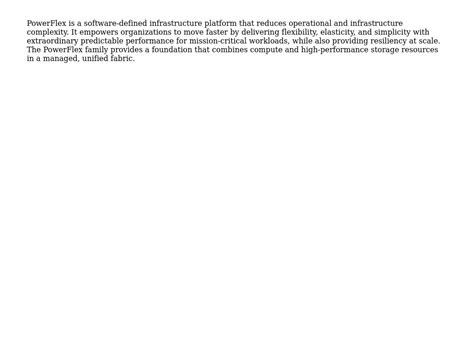 powerflex overview deploying singlestore database on dell powerflex