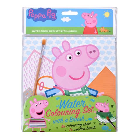Vodová Omaľovánka Prasiatko Peppa Oma And Luj