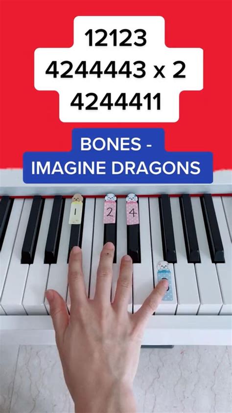 Bones Imagine Dragons Piano Tutorial Easypianotutorial Piano