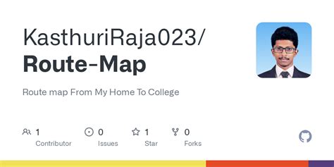 Github Kasthuriraja Route Map Route Map From My Home To College