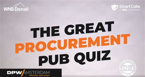 Home Procurement Pub Quiz Wns Procurement
