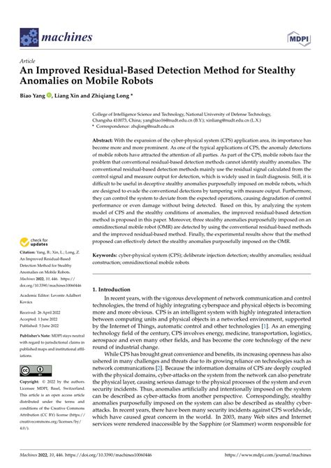 Pdf An Improved Residual Based Detection Method For Stealthy