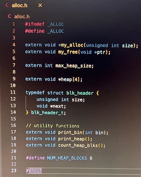 Solved This Problem Will Implement A Segregated Heap