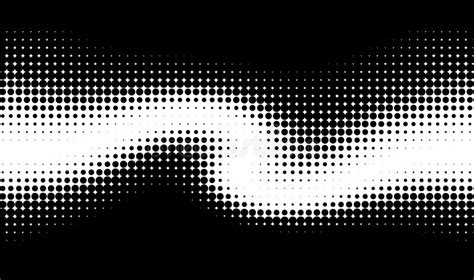 Vector Wave Dots Pattern Stock Illustration Illustration Of Raster