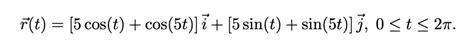 Solved Let Be The Curve Of The Plane Parameterized By