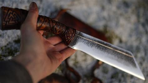 Modern Seax Knife For Sale Custom Seax Knife Anglo Saxon Seax Knife