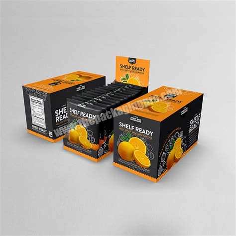 Retail Cardboard Shelf Ready Box Pdq Counter Shipping Box Candy Countertop Shelf Ready Packaging