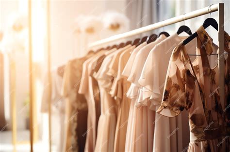 Premium Ai Image A Row Of Dresses On Swingers