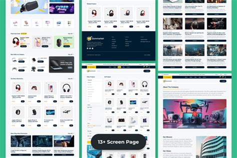 Gadget Ecommerce Website Templates Websites Ux And Ui Kits Ft Gadget