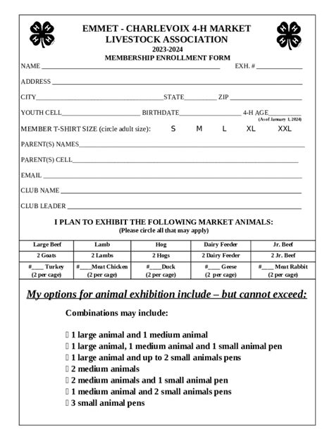 Animal Class Entry Doc Template Pdffiller