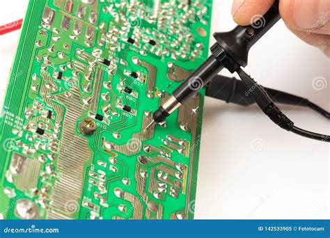 Fet Oscilloscope Probe Royalty Free Stock Image