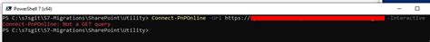 Connect PnPOnline Interactive Not Working With GCC High Tenants Issue Pnp Powershell