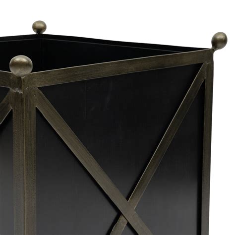 Gold X Pattern Planter