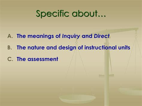 Ppt Experimental Comparison Of Inquiry And Direct Instruction In Science Powerpoint
