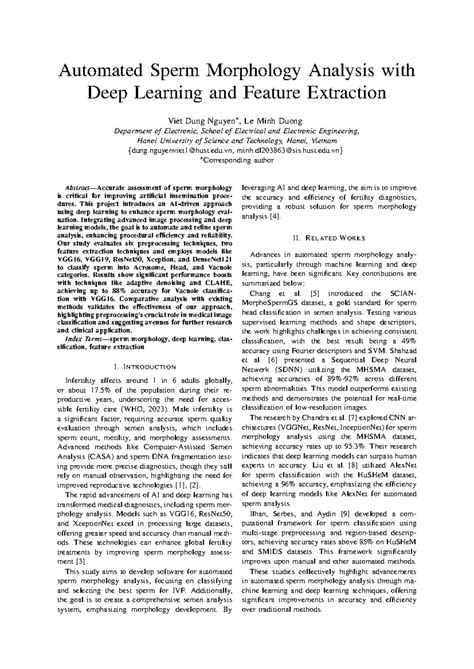Iecbes 2024 [morpho] 2024294617 Abstract—accurate Assessment Of Sperm Morphology Is Critical