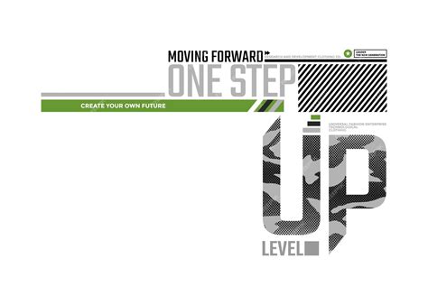 Premium Vector One Level Up Motivational Quotes Typography Abstract