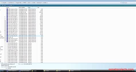 Locate To The Opnet Example Folder Opnet Projects