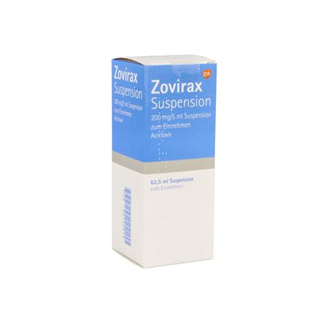 Zovirax Suspension zum Einnehmen ml günstig bei apo