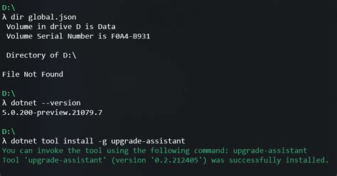 What If You Have A Preview Version Of The Net Sdk Issue Dotnet Upgrade Assistant