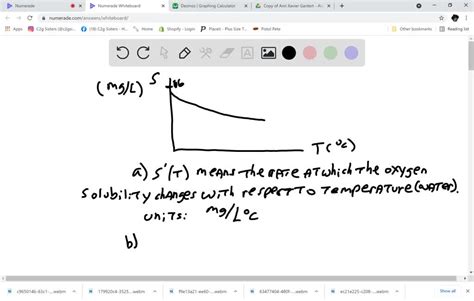 SOLVED The Quantity Of Oxygen That Can Dissolve In Water Depends On