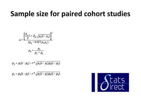 Sample Size Calculations Ppt Physics Science