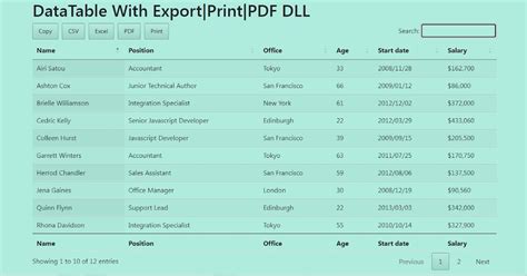 menampilkan data dengan datatables lengkap dengan export excel secara