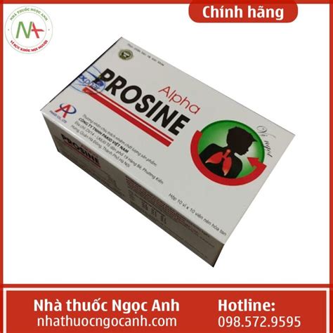 Alpha Prosine 50mg Là Thuốc Gì Thành Phần Mua ở đâu Giá Bao Nhiêu