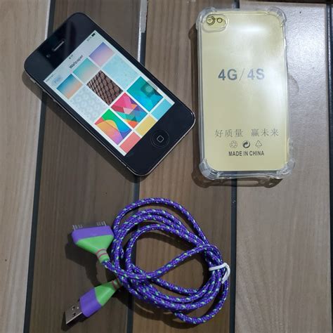 Jual Iphone 4 16gb8gb Hitamputih Shopee Indonesia