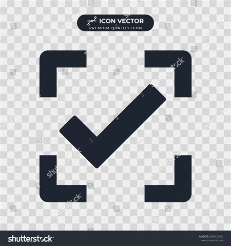 Approve Check Mark Icon Symbol Template Stock Vector Royalty Free Shutterstock
