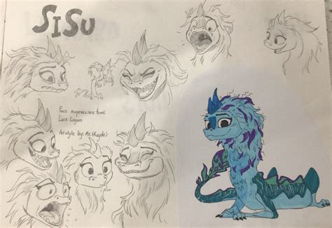 Sisu The Dragon Concept Art By Sharkboi1330 On Deviantart