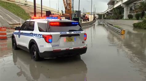 Storms Leave Flooding In Miami As More Wet Weather Expected In South