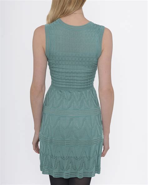 Robe Verte En Maille Missoni Robes La Piscine Paris Outlet Store