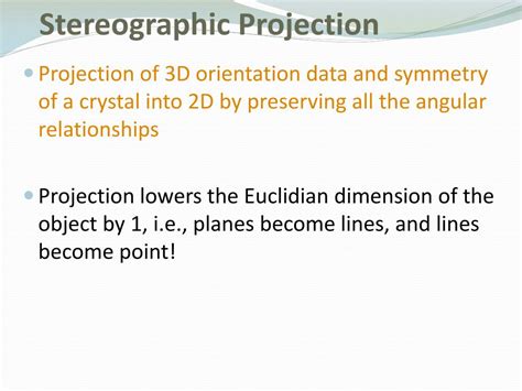 Ppt Stereographic Projection Powerpoint Presentation Free Download