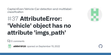 Attributeerror Vehicle Object Has No Attribute Imgspath · Issue 37 · Captainevenvehicle