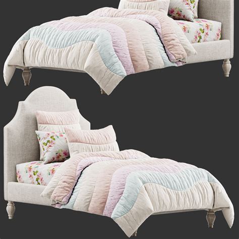 Chloe Bed 3d Model Cgtrader