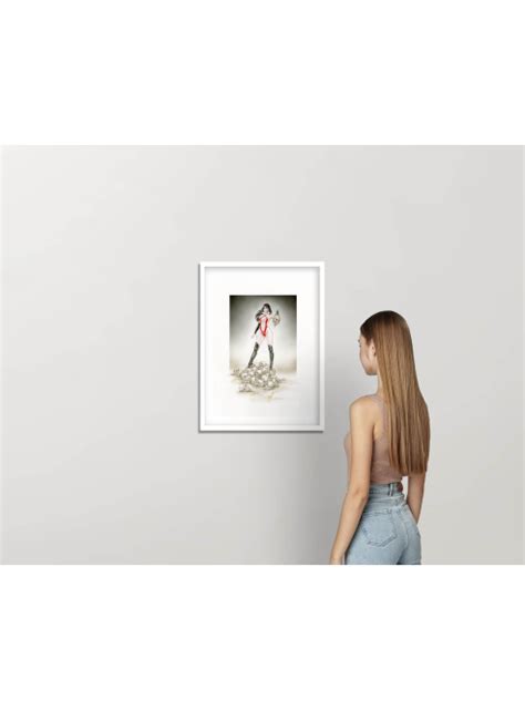 Vampirella Model 2 Original Illustration By Luis Royo