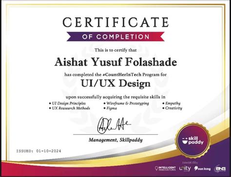 Aishat Yusuf On Linkedin Just Wrapped Up An Amazing 3 Month Uiux