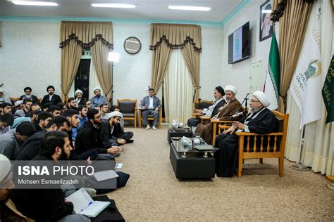 ایسنا حضور رییس مجمع تشخیص مصلحت نظام در جمع طلاب و نخبگان