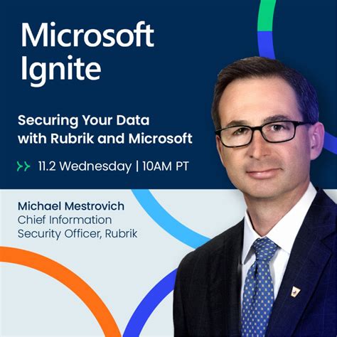 Tobias Leinweber On Linkedin Msignite Cybersecurity Rubrik Microsoft Misa Sentinel Ciso
