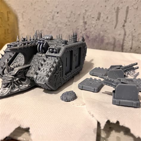 3D Print Of Chaos Heavy Transport Vehicle By Dungeon Delvers Gaming LTD