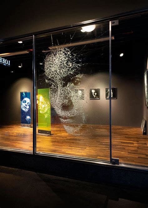 This Artist Draws Portraits By Shattering Glass With A Hammer Core77