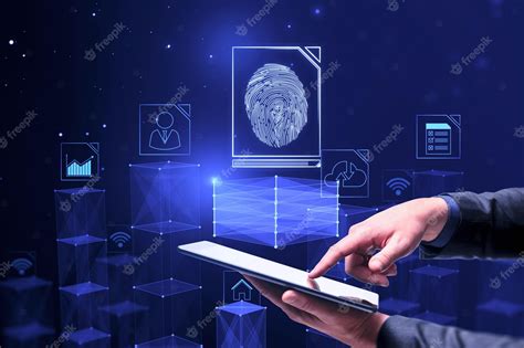 Premium Photo Online Biometric Authorization And Personal Data