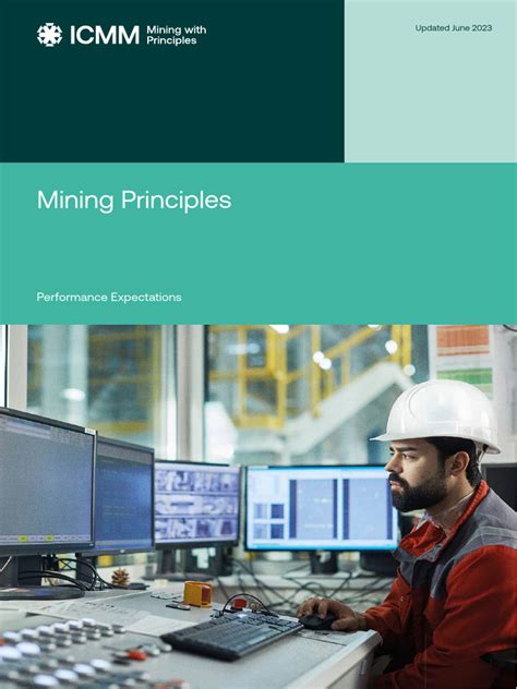 Mining Principles Pdf Occupational Safety And Health Sustainability