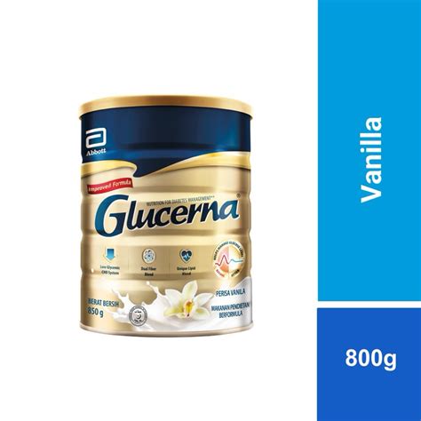 Glucerna Diabetes Specific Formula Vanilla 800g Exp 10 2025