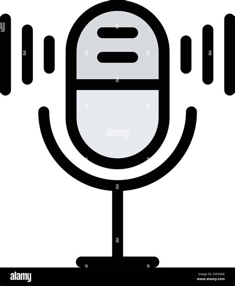 Microphone Vector Icon Design Illustration Stock Vector Image And Art Alamy