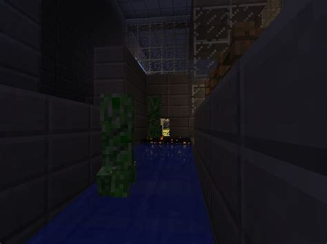 Awsome Build With Creeper Mob Spawner Minecraft Project