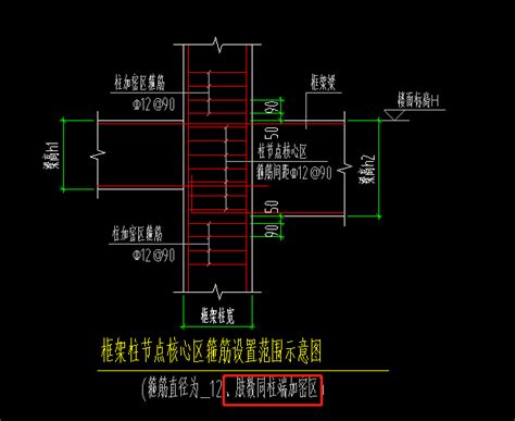 请问这个意思是节点核心区箍筋和柱子箍筋一样么 服务新干线答疑解惑