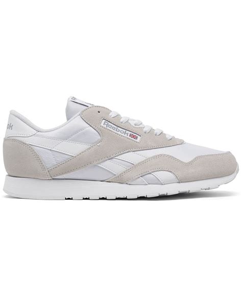 Reebok Mens Classic Nylon Casual Sneakers From Finish Line Macys