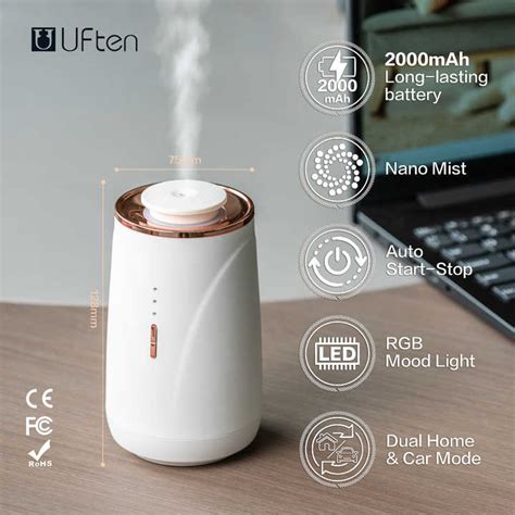 2025 Factorywholesale Electric Aroma Diffuser Rgb Mood Light 2000mah