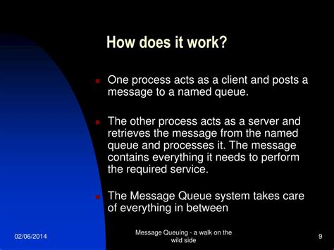 Ppt Message Queuing And Asynchronous Inter Process Communication